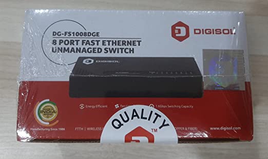 DIGISOL DESKTOP SWITCH 8 PORT NORMAL – Aadishinfo Tech
